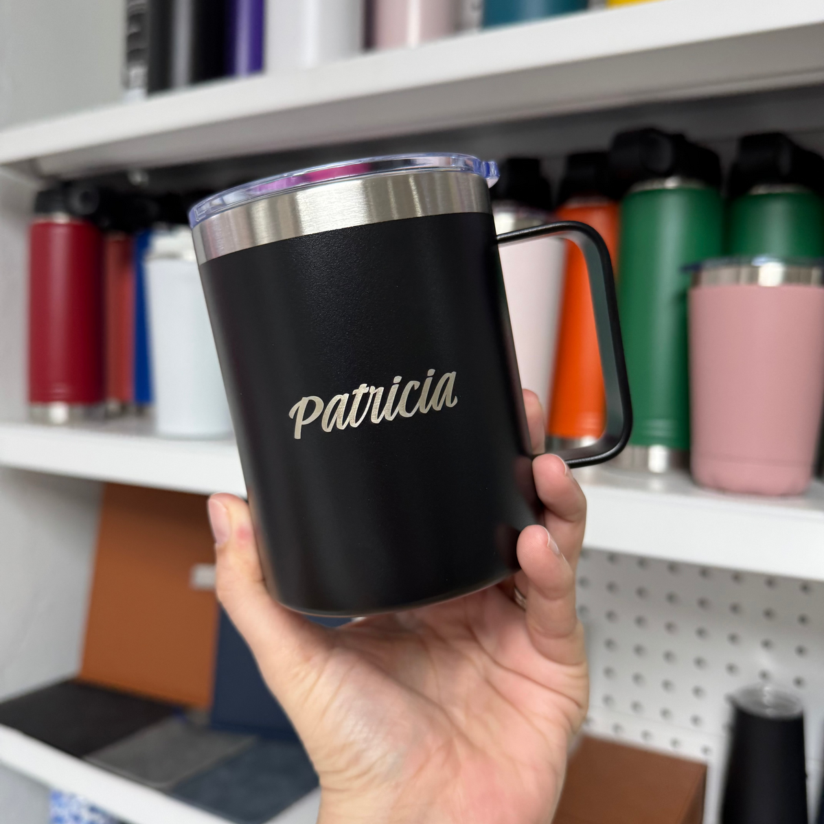 Taza Termica de 12 oz con Grabado Laser – Kreations Design Studio
