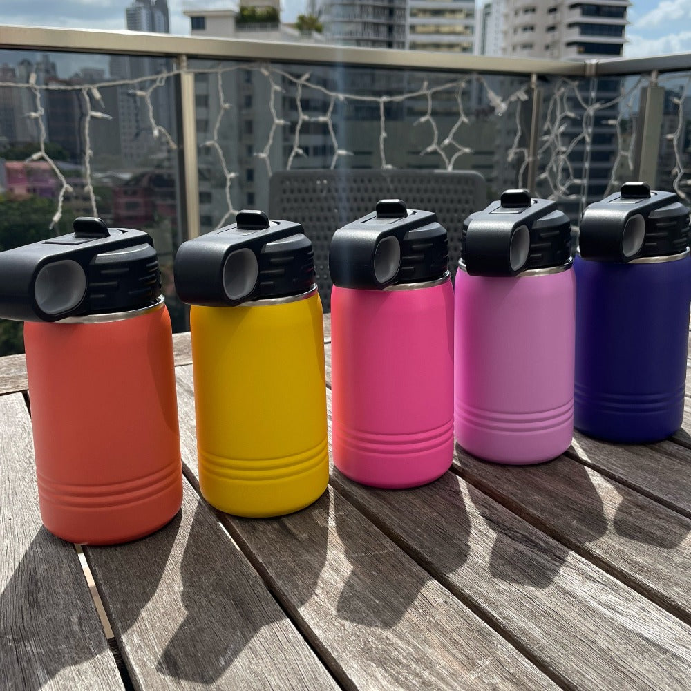 Botella 12oz con Carrizo – Kreations Design Studio