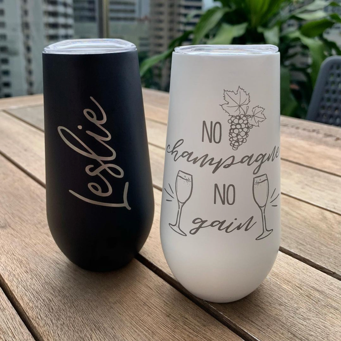 Champagne Steel 5oz – Kreations Design Studio